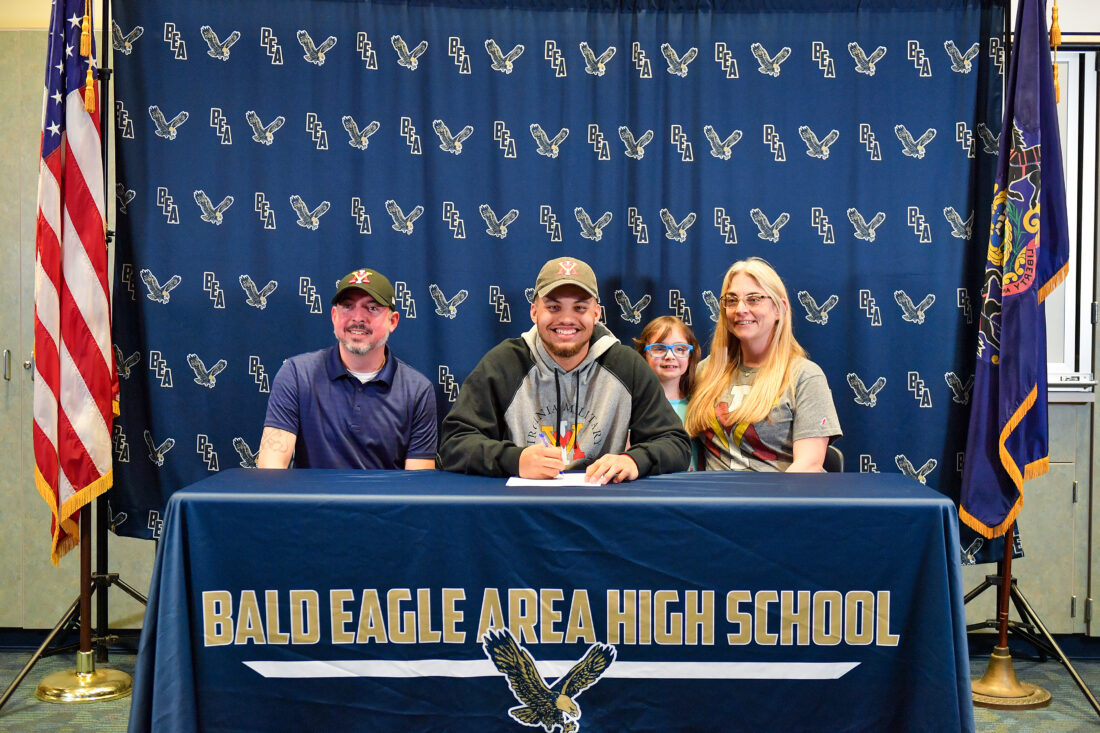 Eight Bald Eagle Area football, baseball players sign college ...